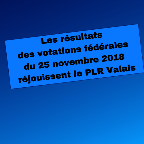 PLR.Les Libéraux-Radicaux Valais - Communiqués de presse détails